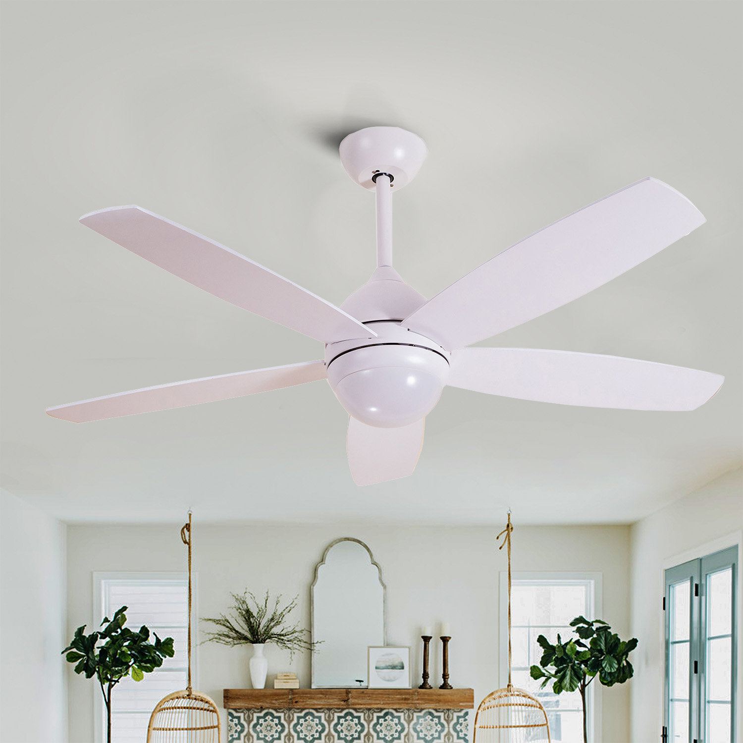 Latitude Run® Ceiling Fan with LED Lights - Wayfair Canada