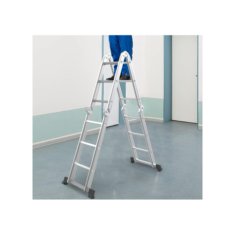 WFX Utility™ 7-in-1 Folding Step Ladder,Multi-Purpose Aluminium Ladder ...