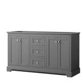 Wyndham Collection Avery 59" Double Bathroom Vanity Base Only | Wayfair