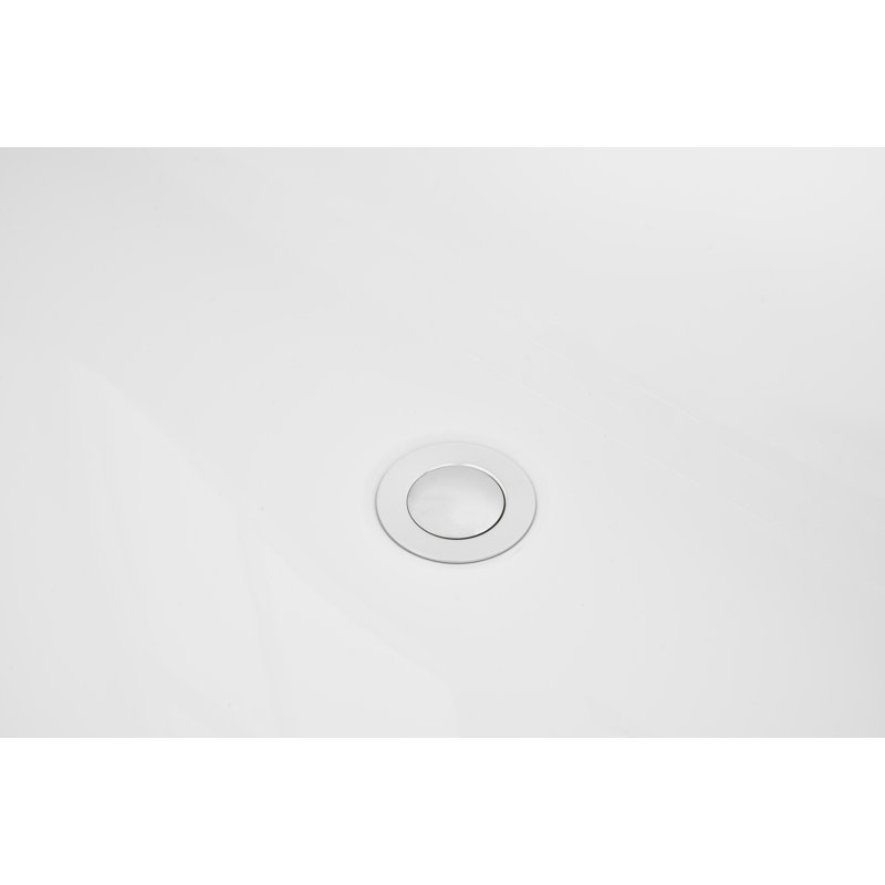 Ebern Designs Jakeil 71'' x 31.4'' Freestanding Soaking Acrylic Bathtub ...