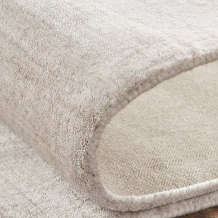 Ebern Designs Alexandria Handmade Flatweave Cream Rug & Reviews | Wayfair