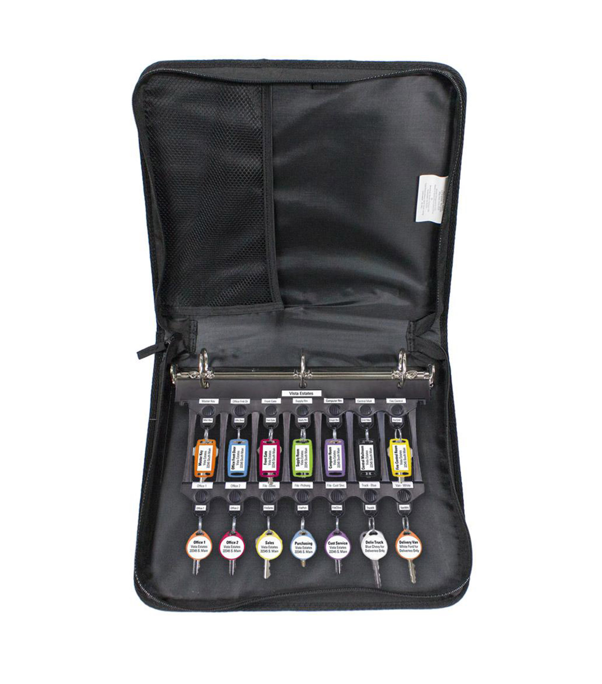 FixtureDisplays File a Key Binder Letter Size Key Holder Organizer ID ...