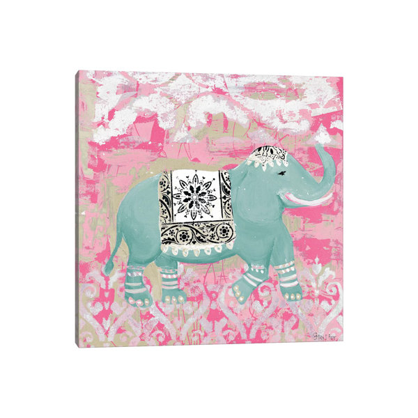 Latitude Vive Pink Bazaar II by Hakimipour-Ritter - Wrapped Canvas ...