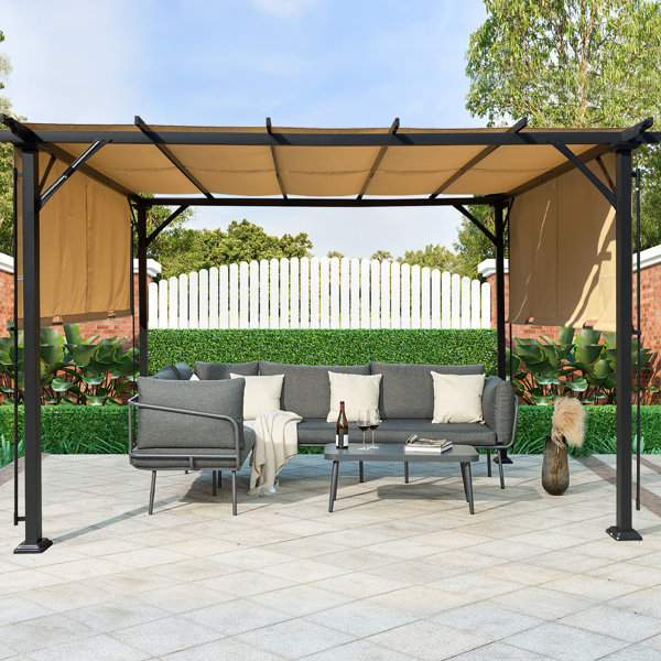 Arlmont & Co. Shrea 12 pi. L 9 pi. D Pavillon de jardin en acier ...