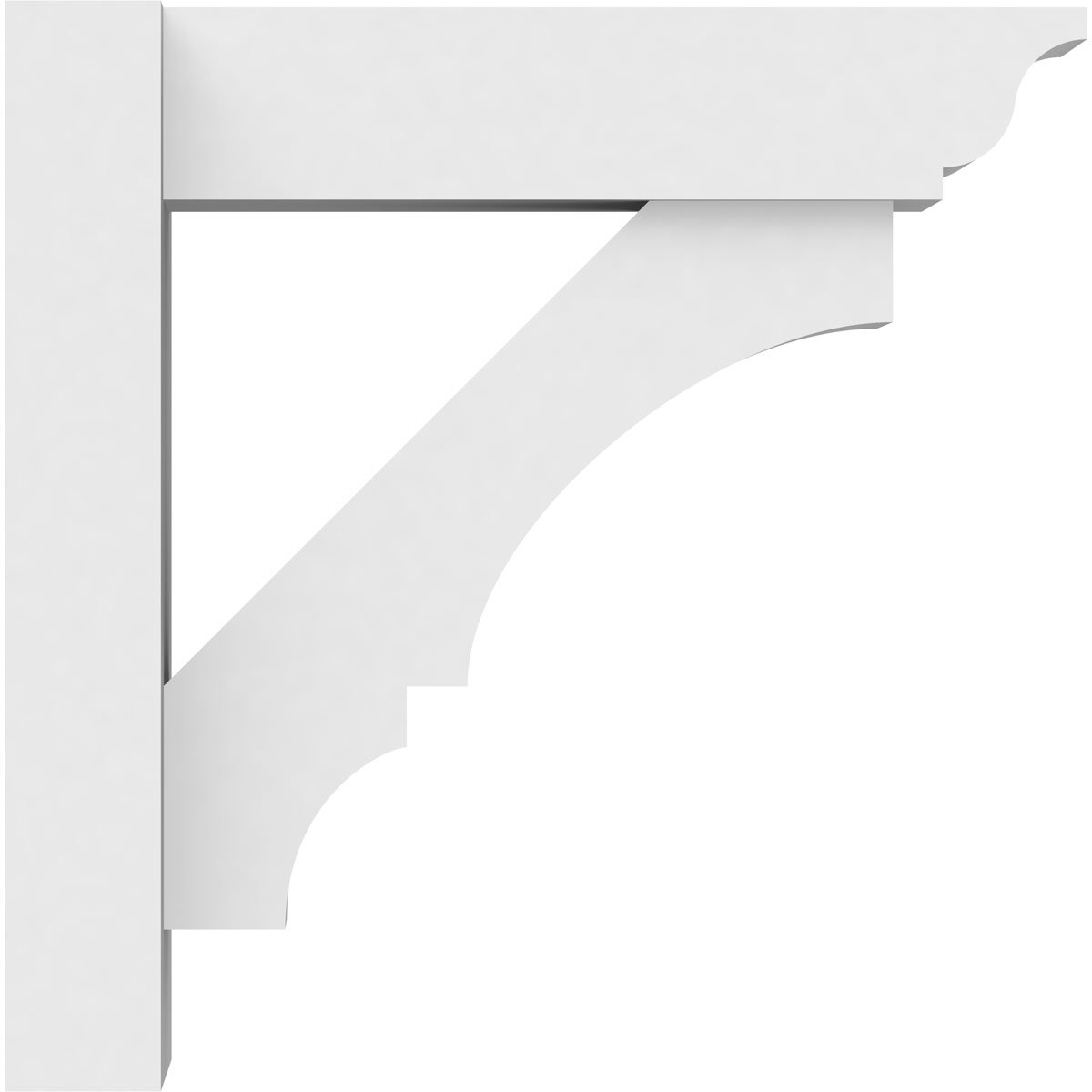 Ekena Millwork Balboa Architectural Grade PVC Outlooker with ...