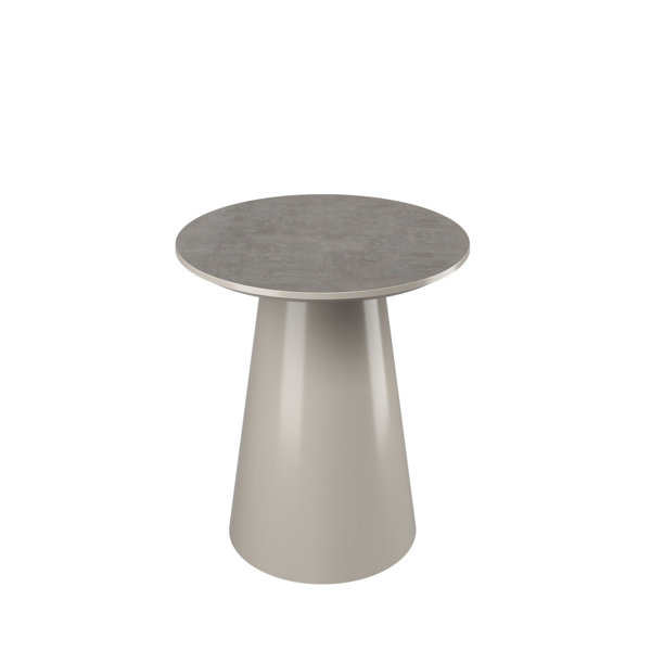 Metro Lane Light Grey Melamine Side Table | Wayfair.co.uk