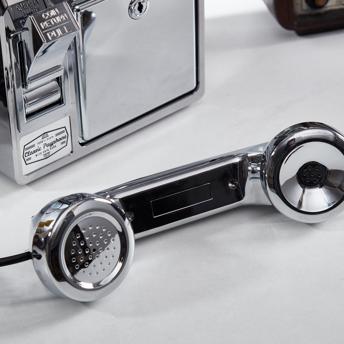 Ryan Bros. American Retro 1950's Payphone with Coin Bank | Wayfair