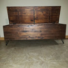 Three Posts™ Sherry Solid Wood Storage Bench & Reviews | Wayfair