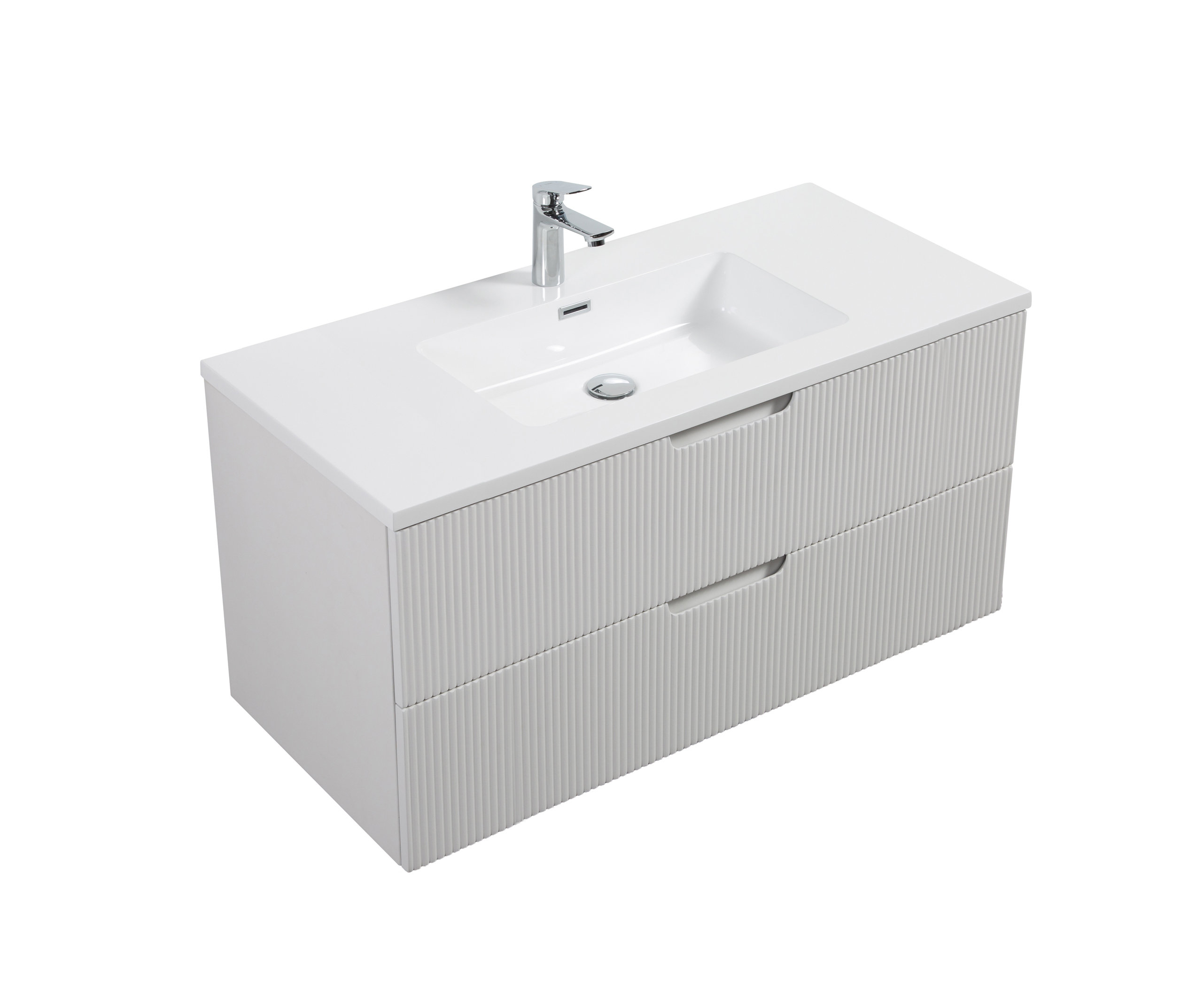 Hokku Designs Youki 39'' Single Bathroom Vanity with Acrylic Top | Wayfair