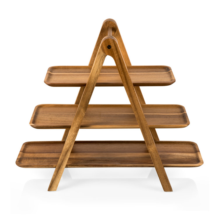 Union Rustic Austyn Wood Tiered Stand & Reviews | Wayfair