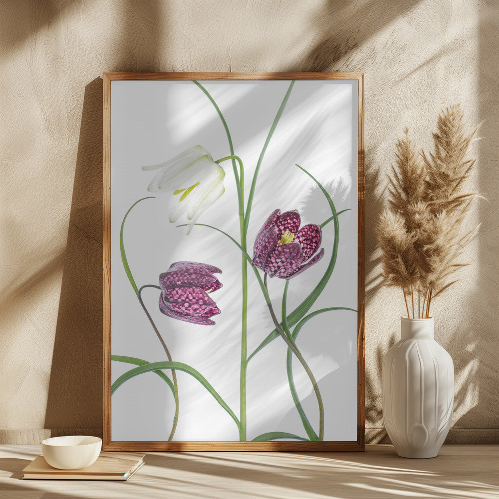 Lark Manor Snakes head Fritillary Canvas Print | Wayfair.co.uk