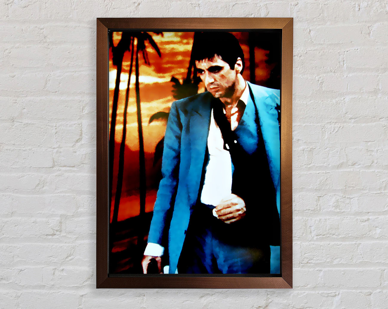 Marlow Home Co. Al Pacino Scarface 03 - Single Picture Frame Art Prints ...