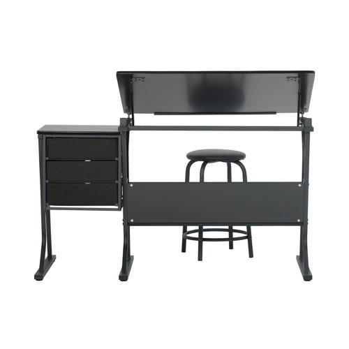 Sew Ready Eclipse Ultra Drafting Center Craft Table and Stool | Wayfair