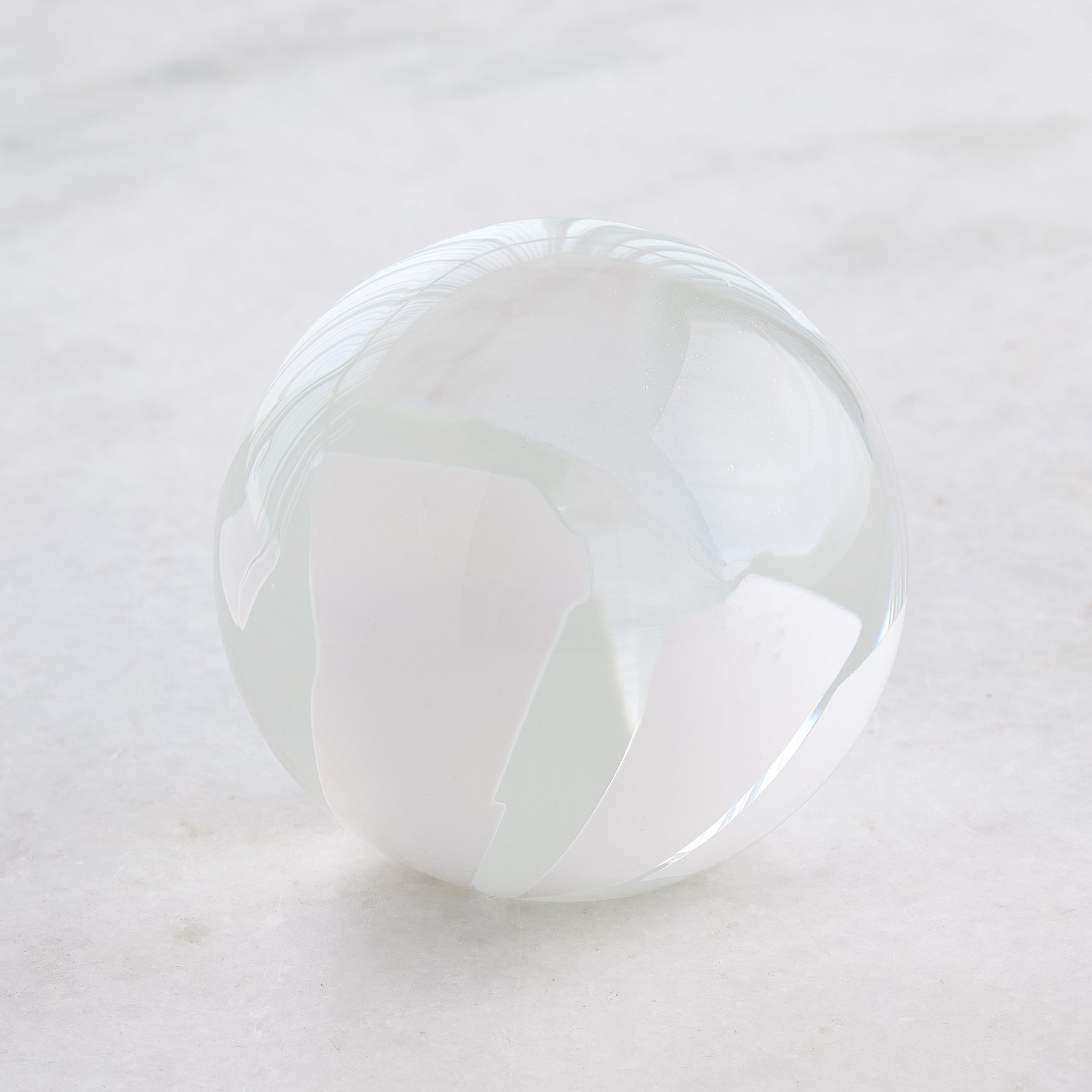 Studio A Home Glass Flakes Orb Paperweight | Wayfair
