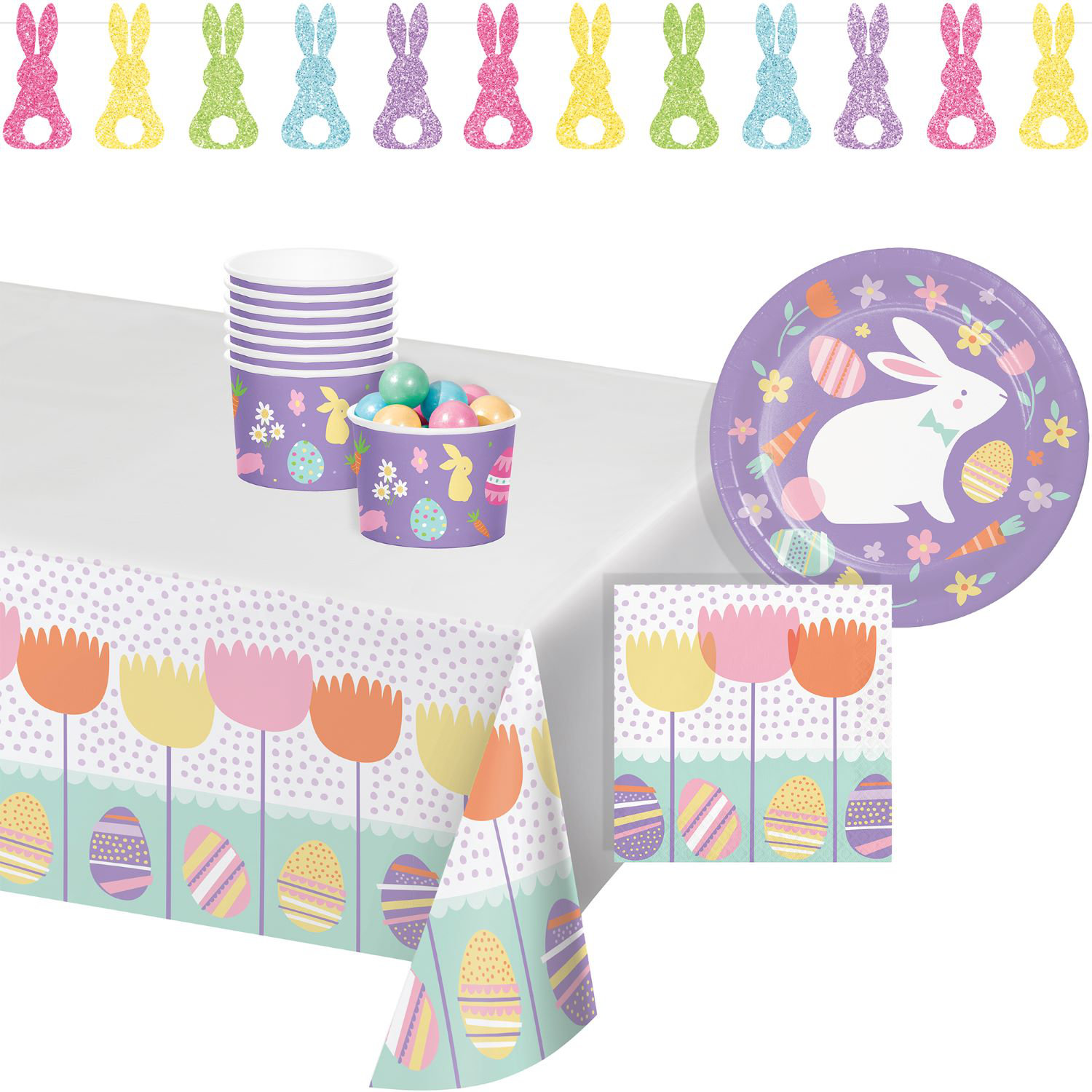 Creative Converting Modern Easter Party Kit, Serves 8 | Wayfair