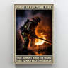 Trinx Firefighter First Structure Fire - 1 Piece Rectang Firefighter ...