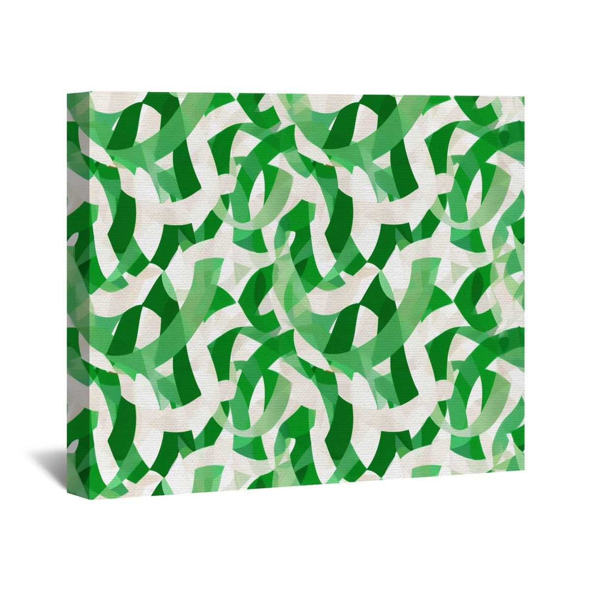 Wrought Studio™ " Abstract Weave " on Canvas | Wayfair