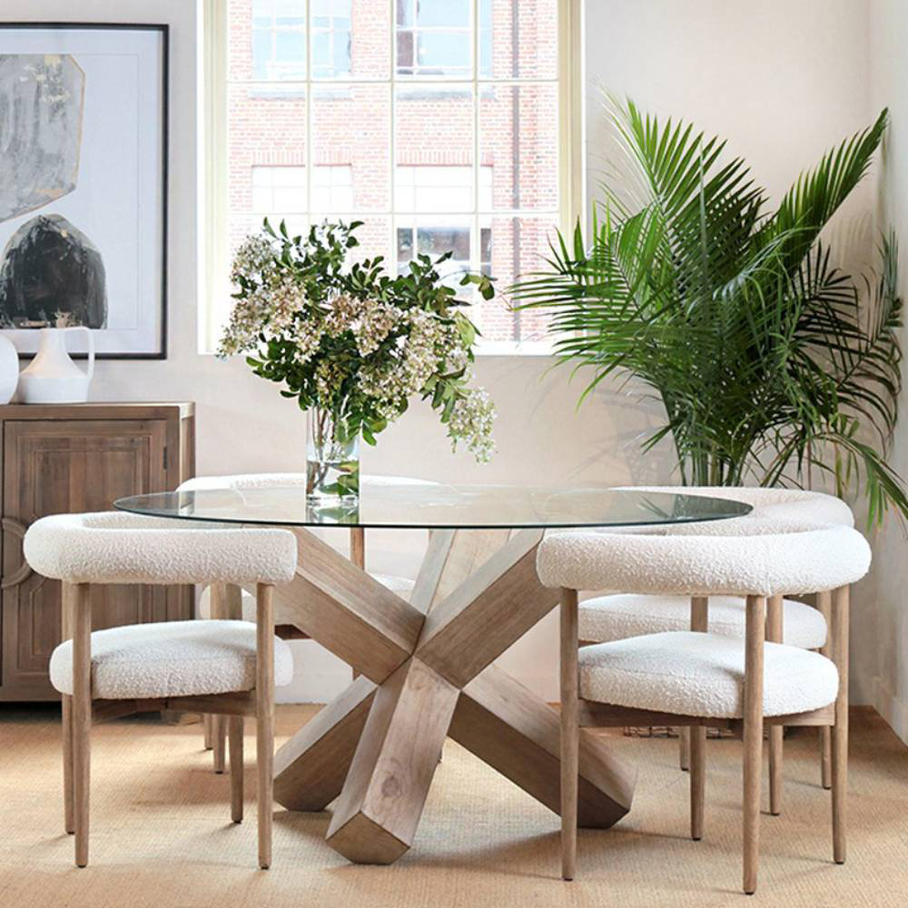 Dovetail Furniture Belize Round Dining Table | Perigold