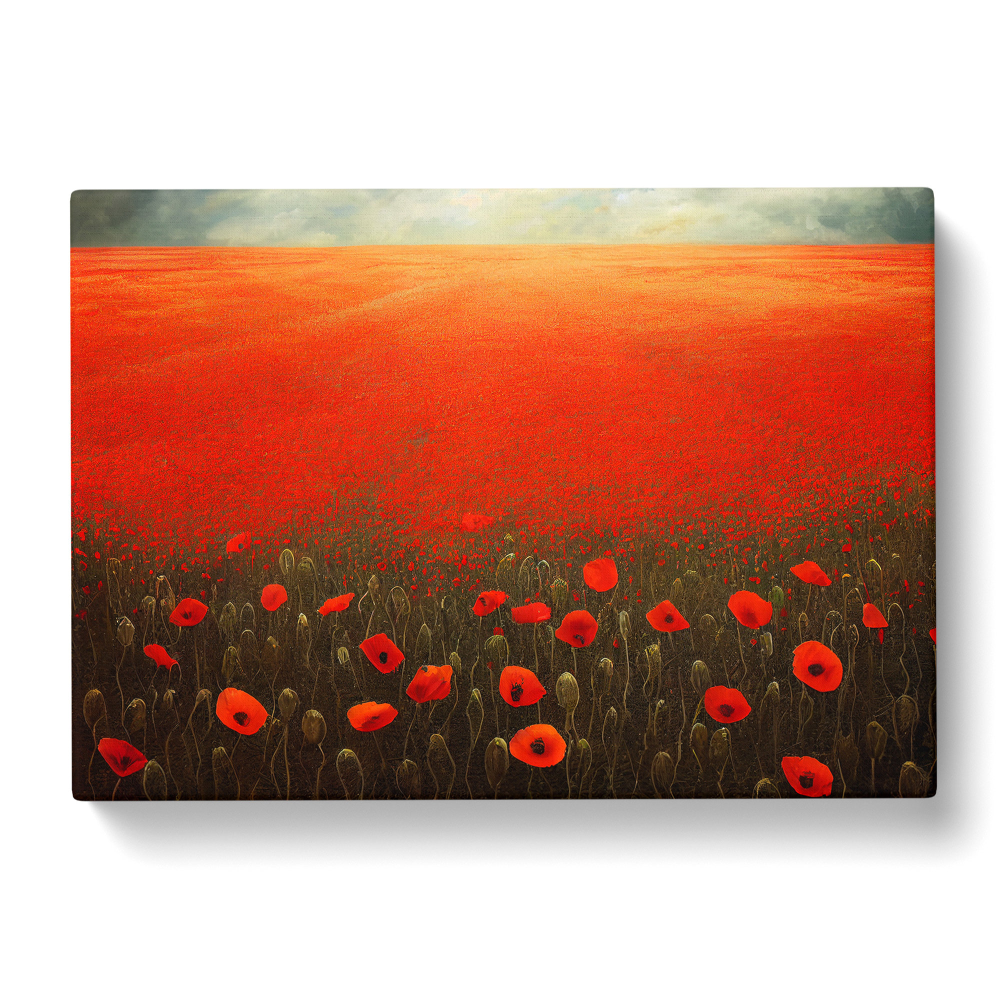 Marlow Home Co. Flawless Poppy Field Flowers - Wrapped Canvas Graphic ...