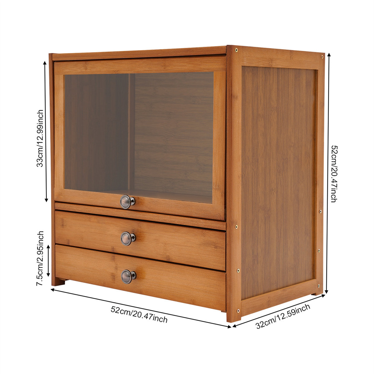 Winston Porter Storage Cabinet With 2 Drawers | Wayfair
