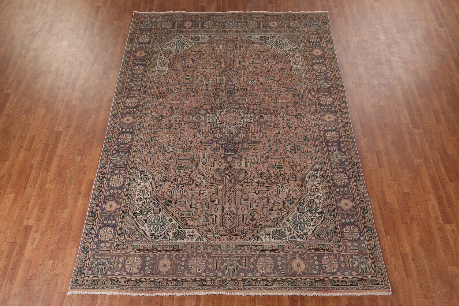 Bloomsbury Market Pink Geometric Living Room Traditional Rug 8x11 | Wayfair