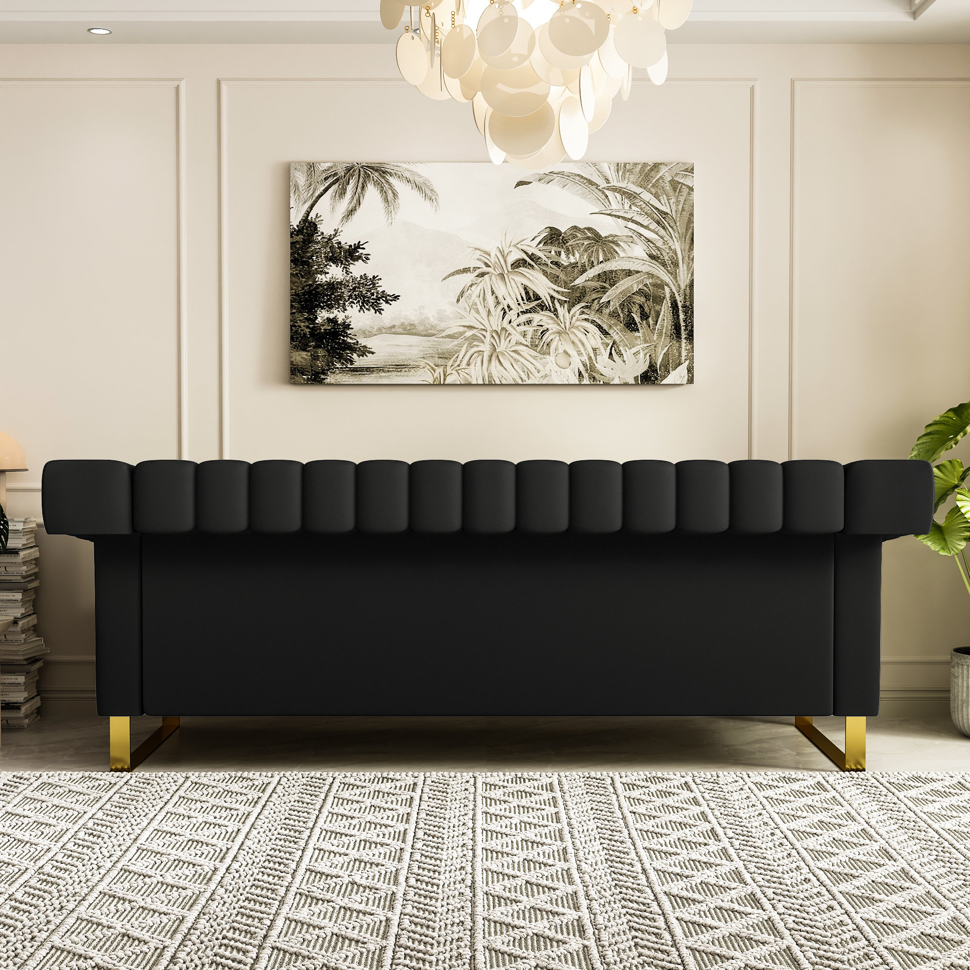 Mercer41 Kuisma 30'' Upholstered Sofa | Wayfair