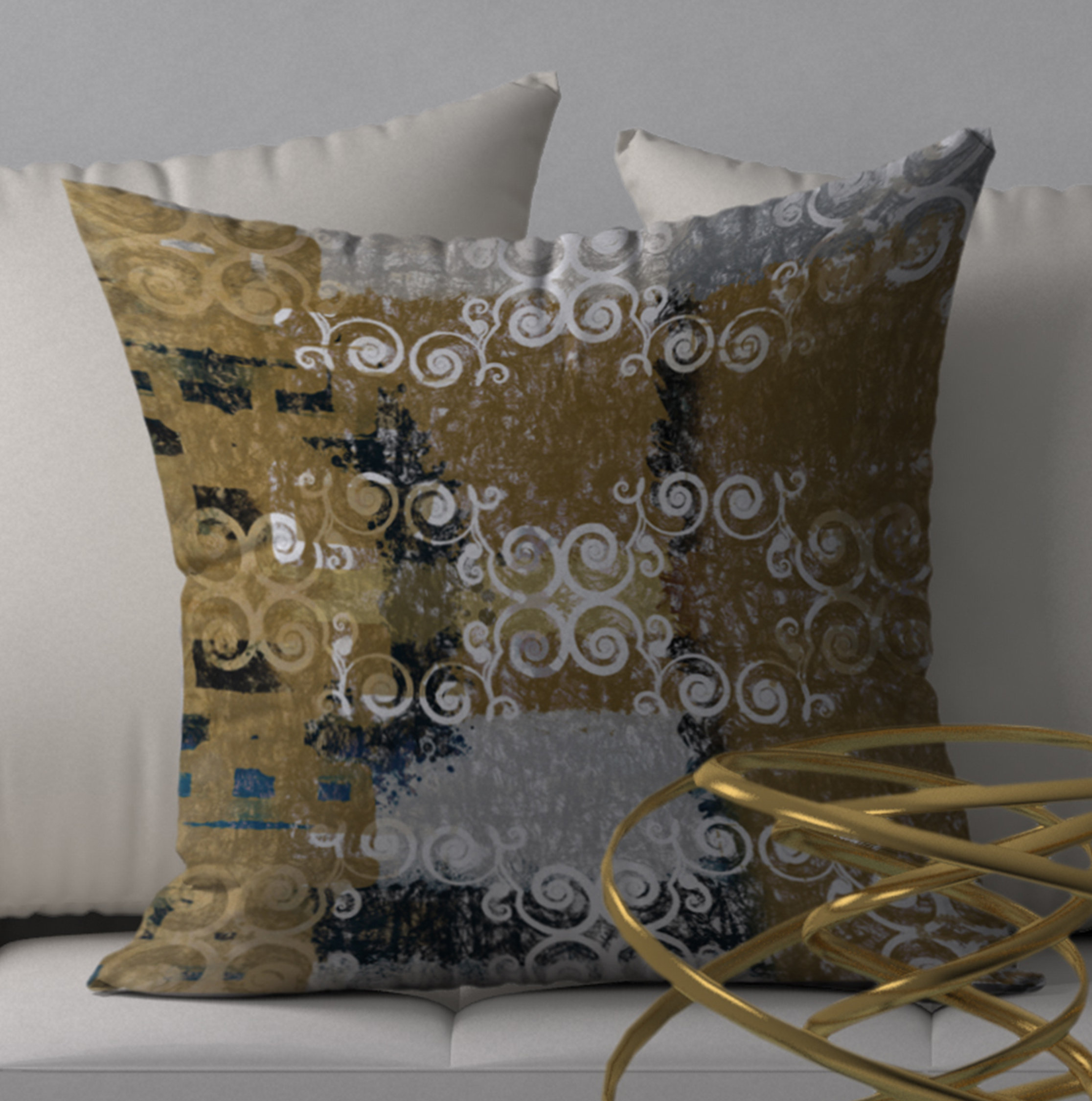 LeRoi Products Protection Glamorous Decorative Square Pillow Cover ...