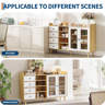 George Oliver 55" Modern Kitchen Buffet Sideboard with Adjustable ...