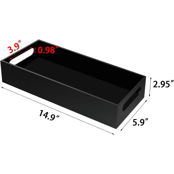 Hokku Designs Toilet Paper Holder With Storage, Acrylic Toilet Tank ...