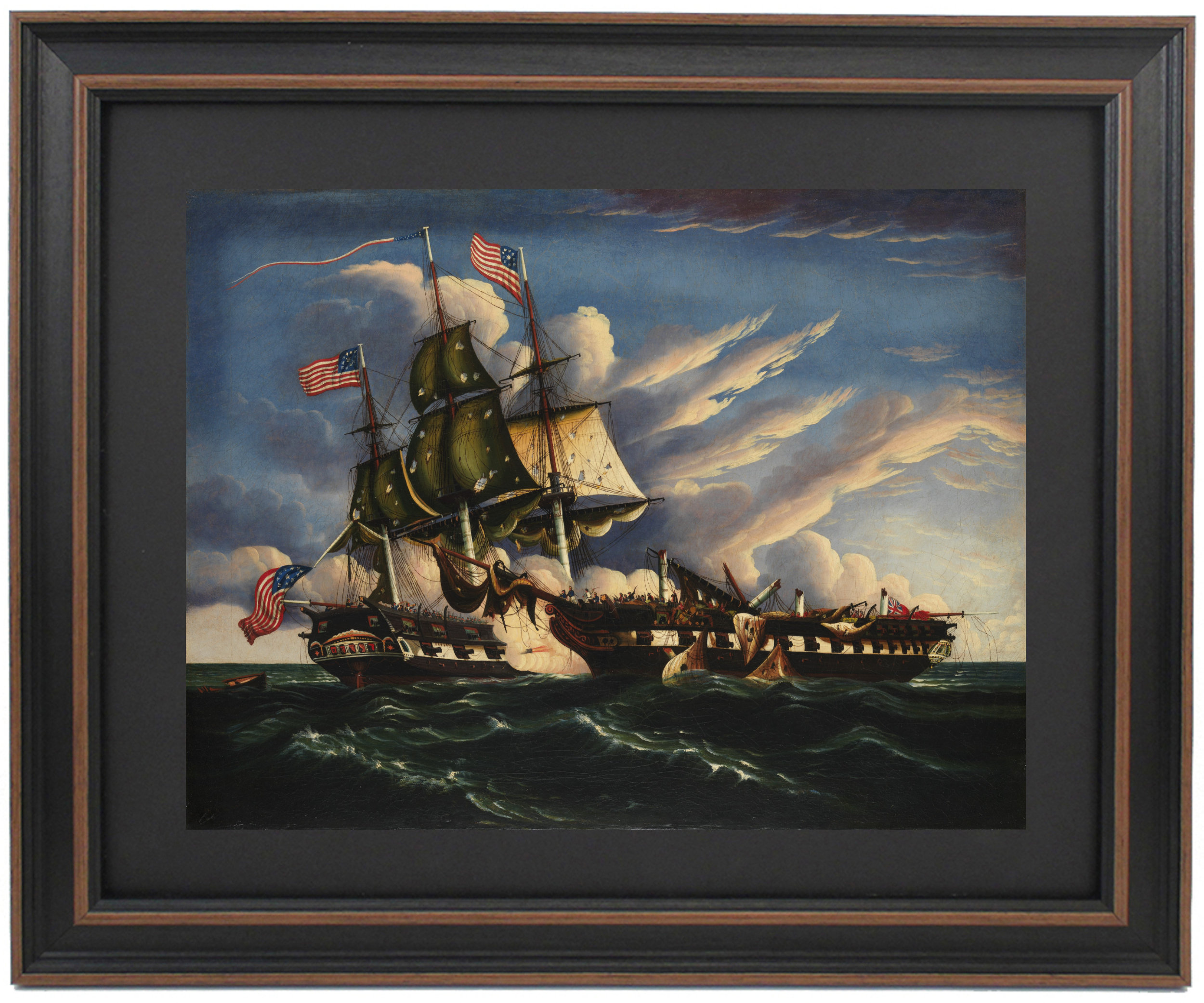 Breakwater Bay USS Constitution vs. HMS Guerriere by Thomas Chambers ...
