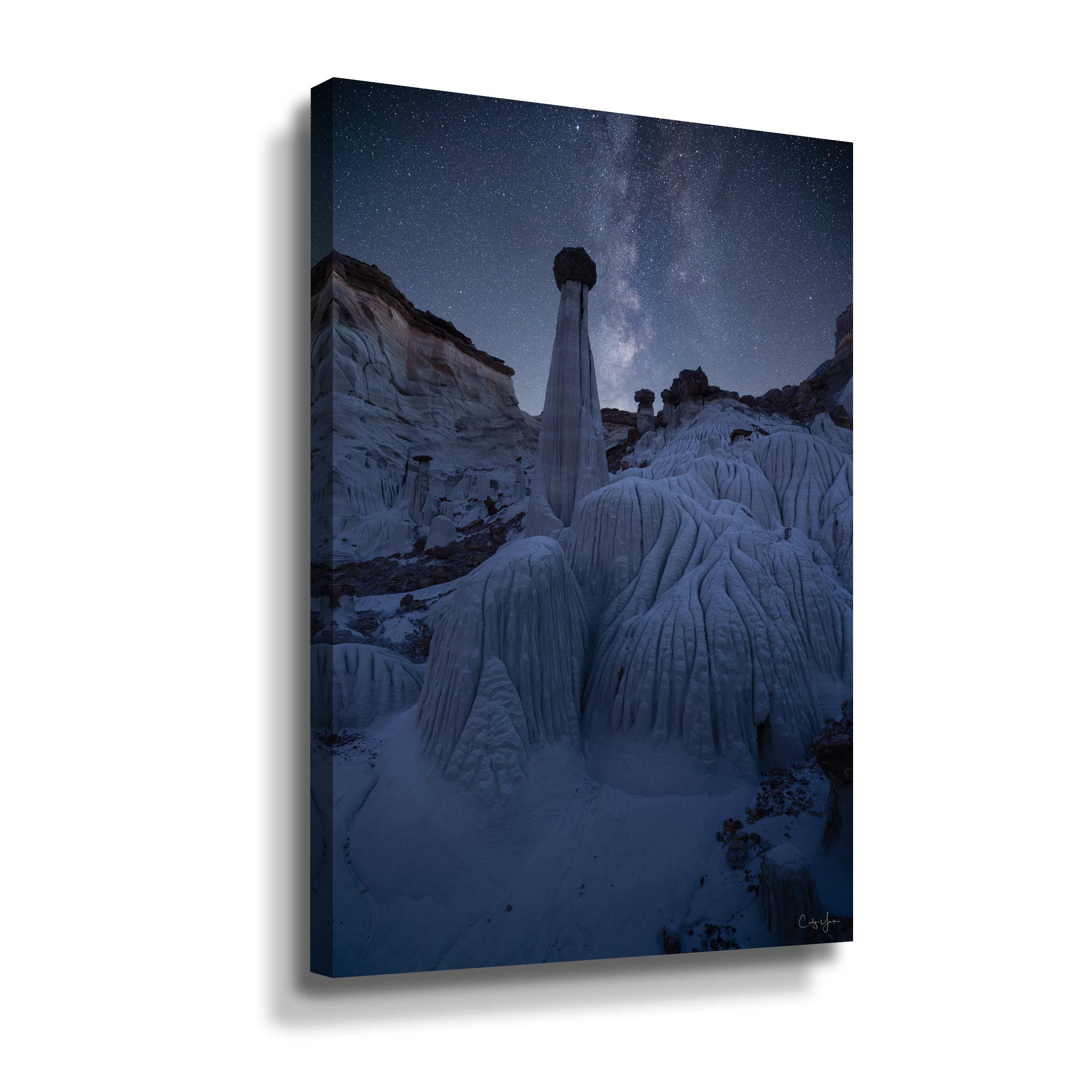 Millwood Pines Wahweap Hoodoos Milky Way by Cody York - Print on Canvas ...
