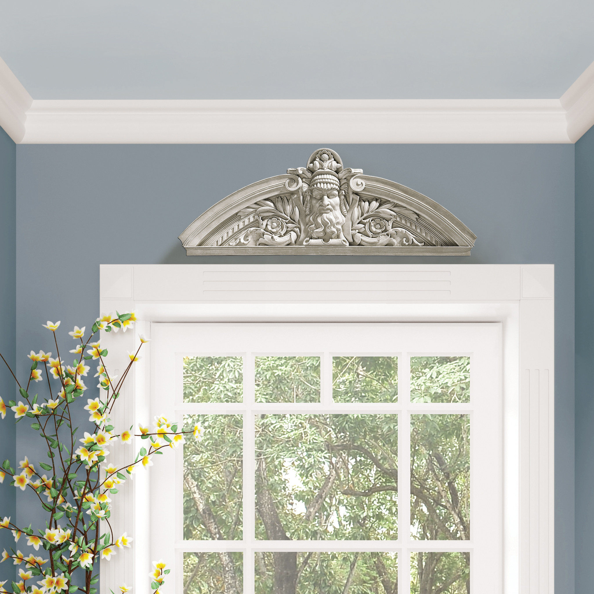 Design Toscano Prometheus Rebel Titan Wall Pediment & Reviews | Wayfair