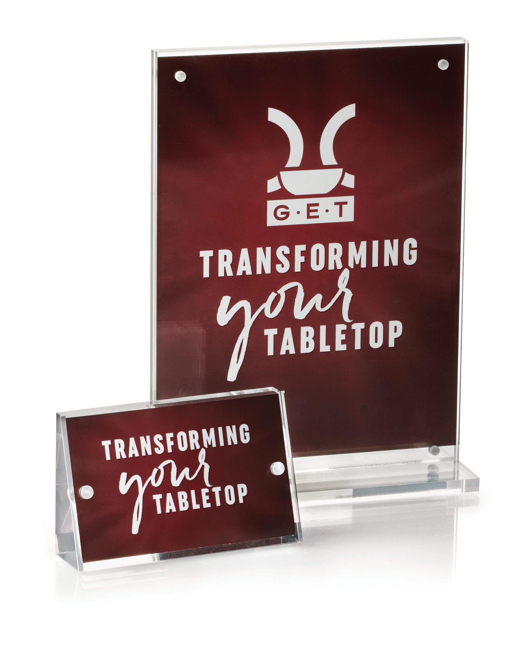 G.E.T. GET SGN-37 Short Magnetic Plastic Sign Holder, 3.5"x 2.25 ...