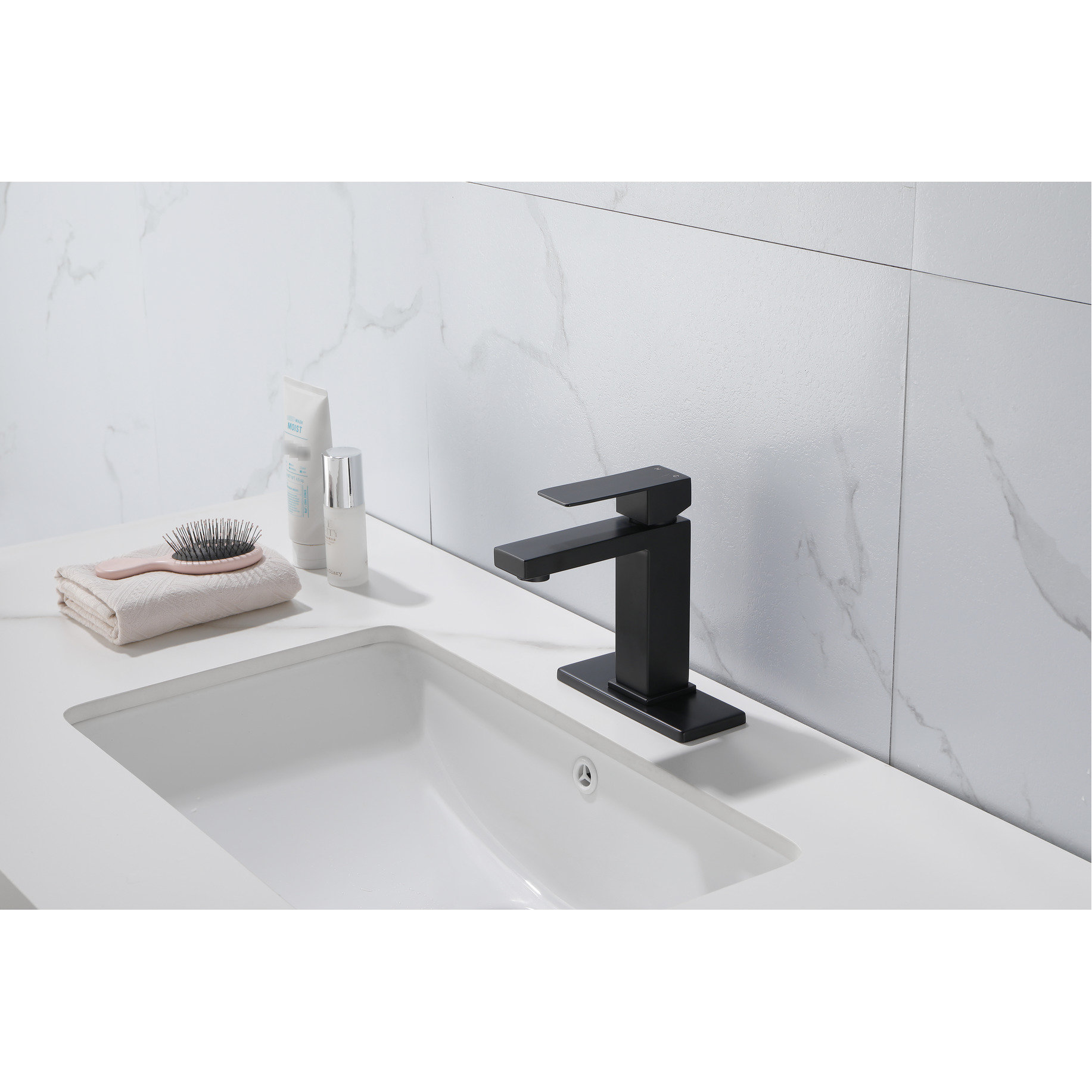 Kivaritio Bathroom Sink Faucet With Single Handle And Pop - Up Drain ...