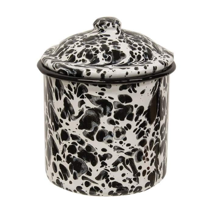 Orren Ellis Splatter Enamel 3 Container Food Storage Set | Wayfair