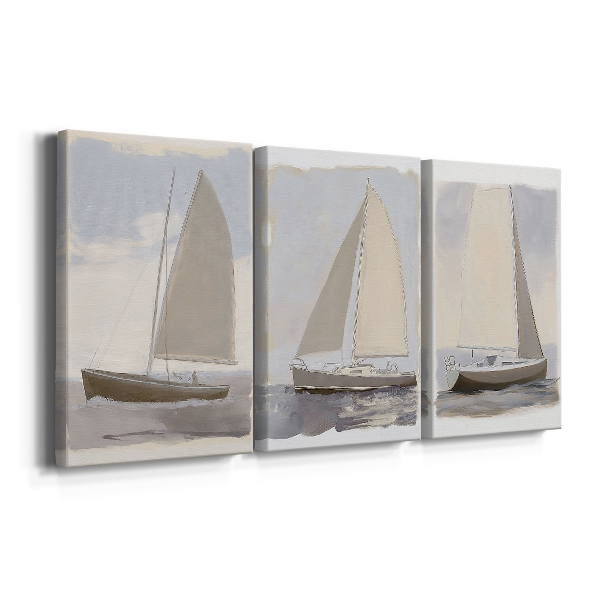 Longshore Tides NAUTICAL Series CLXXIV -Custom Wrapped Gallery Canvas ...