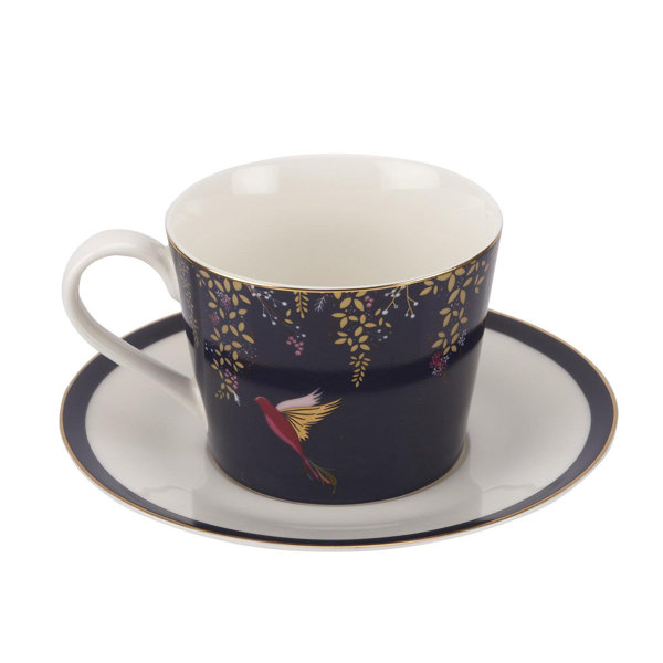 Sara Miller Chelsea Teacup & Saucer & Reviews | Wayfair.co.uk