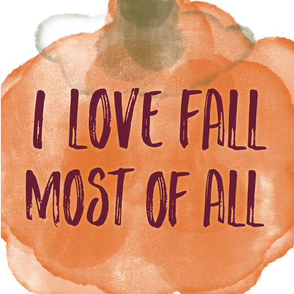 Happy Larry Fall Pumpkin Love | Wayfair.co.uk