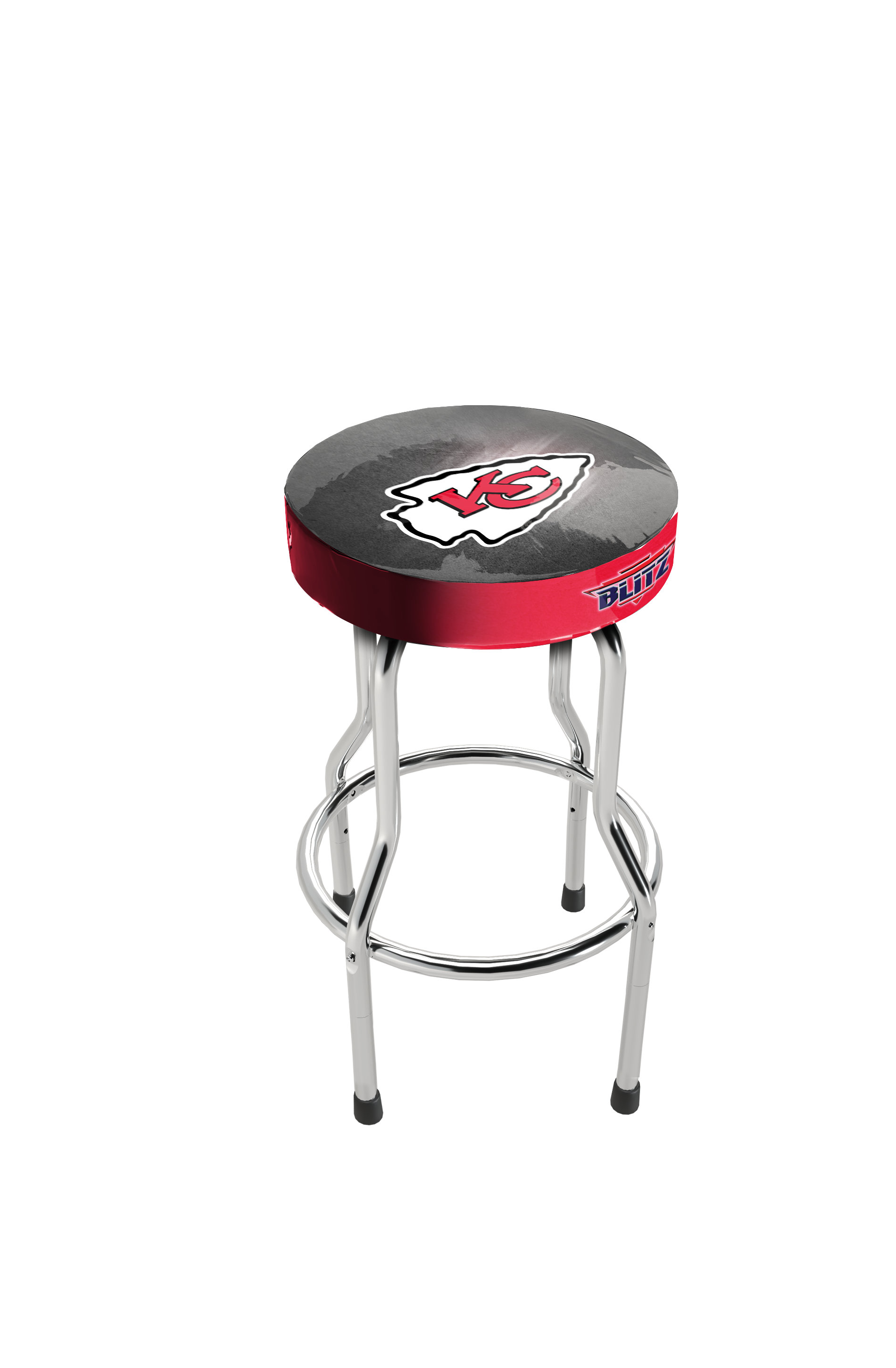 Arcade 1Up Kansas City Chiefs Adjustable NFL Blitz Team Pub Stool ...