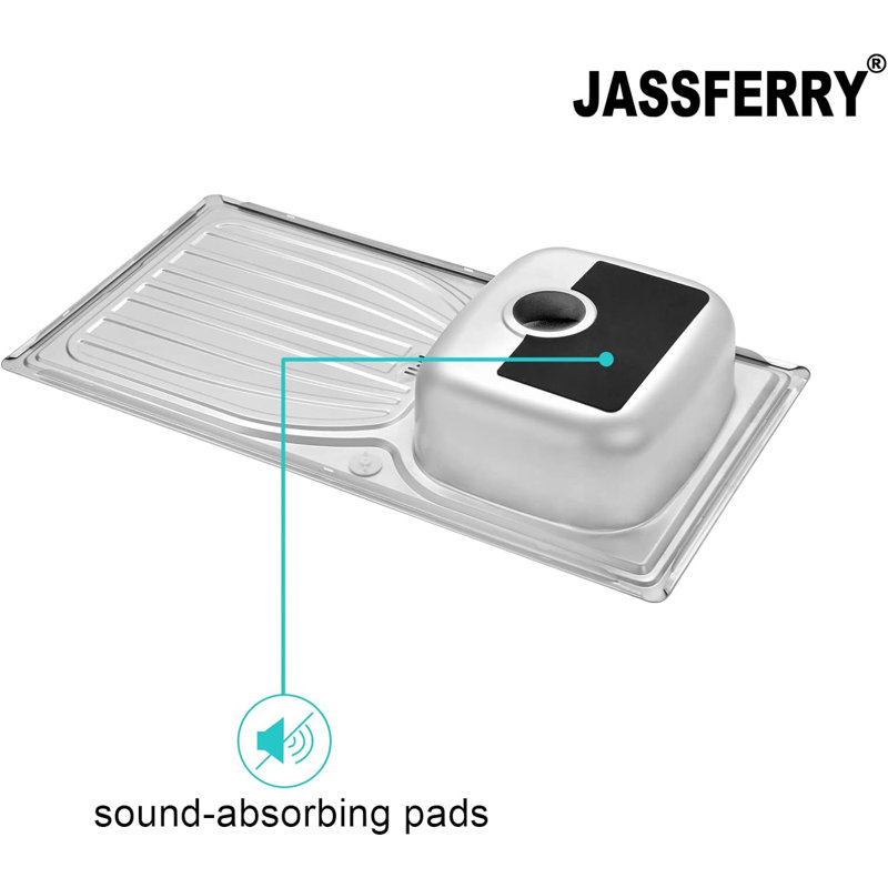 Belfry Kitchen Bell Single Bowl Inset Kitchen Sink | Wayfair.co.uk