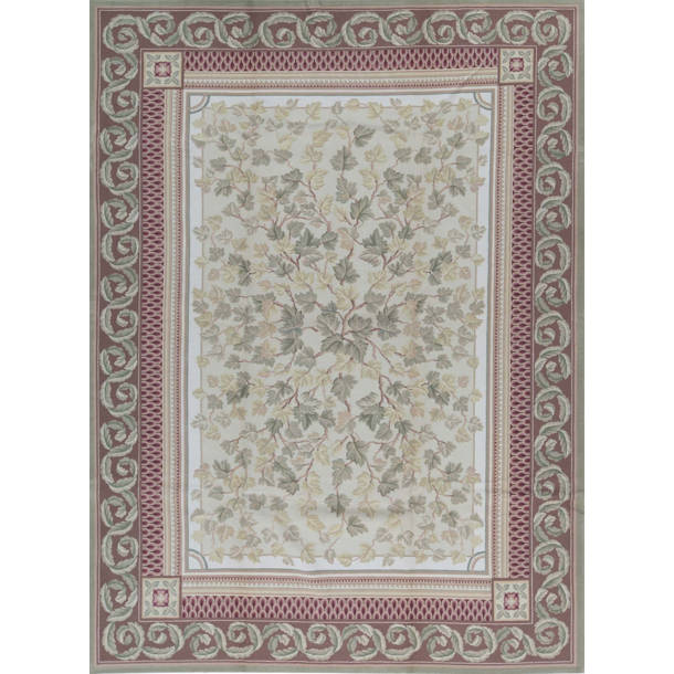 Bokara Rug Co., Inc. Hand-Knotted High-Quality Ivory Area Rug | Wayfair