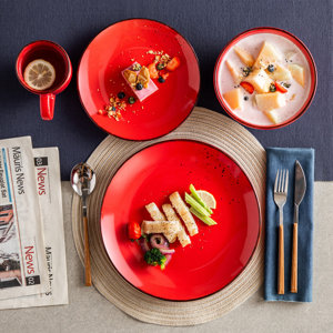 Union Rustic Aagman 16 Piece Stoneware Dinnerware Set - Service for 4 ...