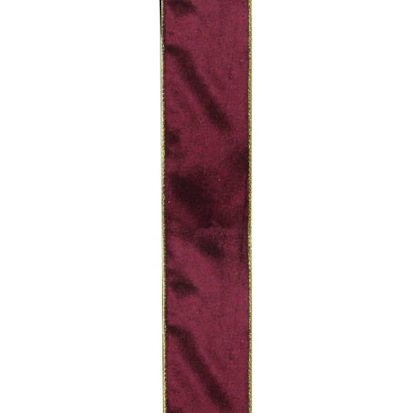 Northlight Seasonal Red and Gold Wired Christmas Craft Ribbon 2.5" x 10 ...