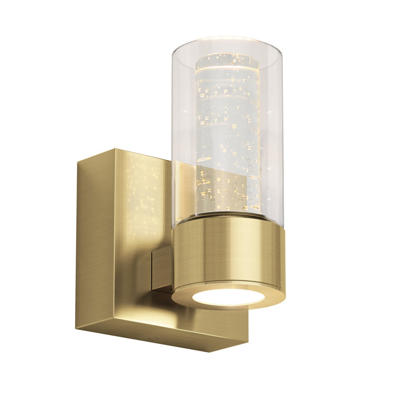 Mercer41 Kareese Metal LED Flush Mounted Wall Sconce & Reviews | Wayfair