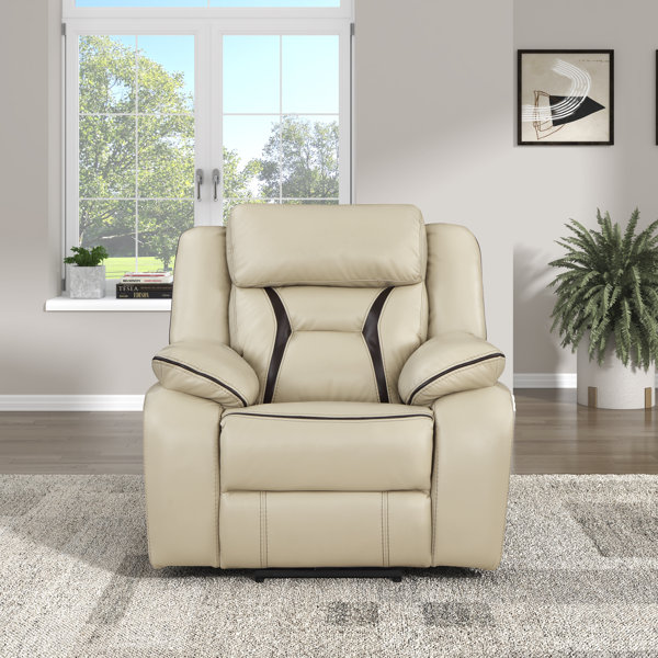 Latitude Run® Selinger Vegan Leather Power Wall-Hugger Recliner | Wayfair