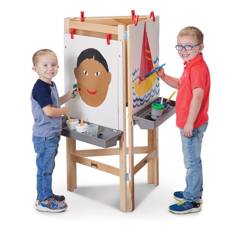 Jonti-Craft® 3 Way Adjustable Easel | Wayfair