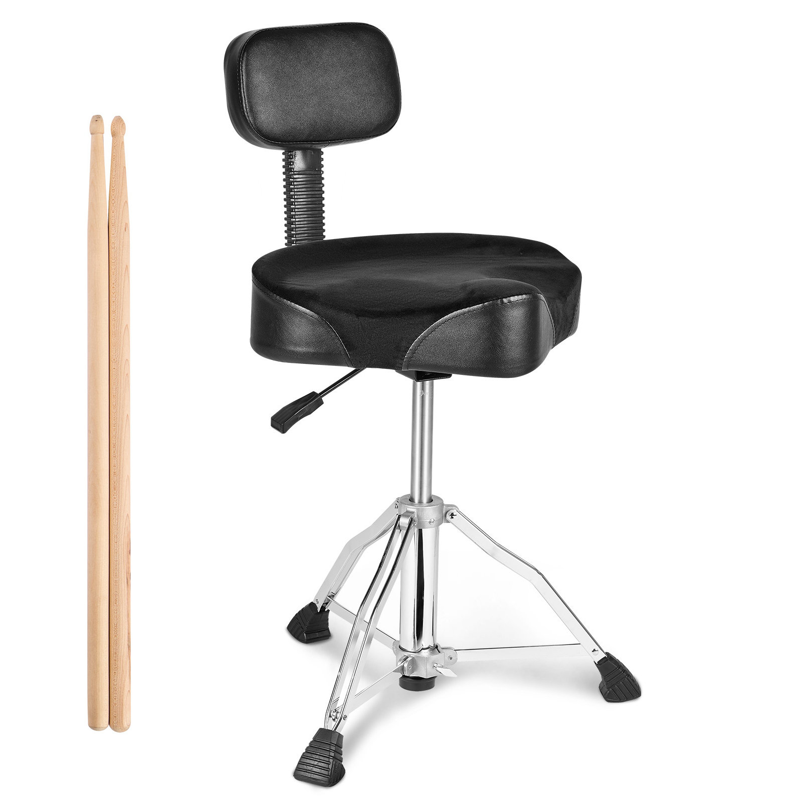 VEVOR Backed Adjustable Height Ergonomic Active Stool with Wheels | Wayfair