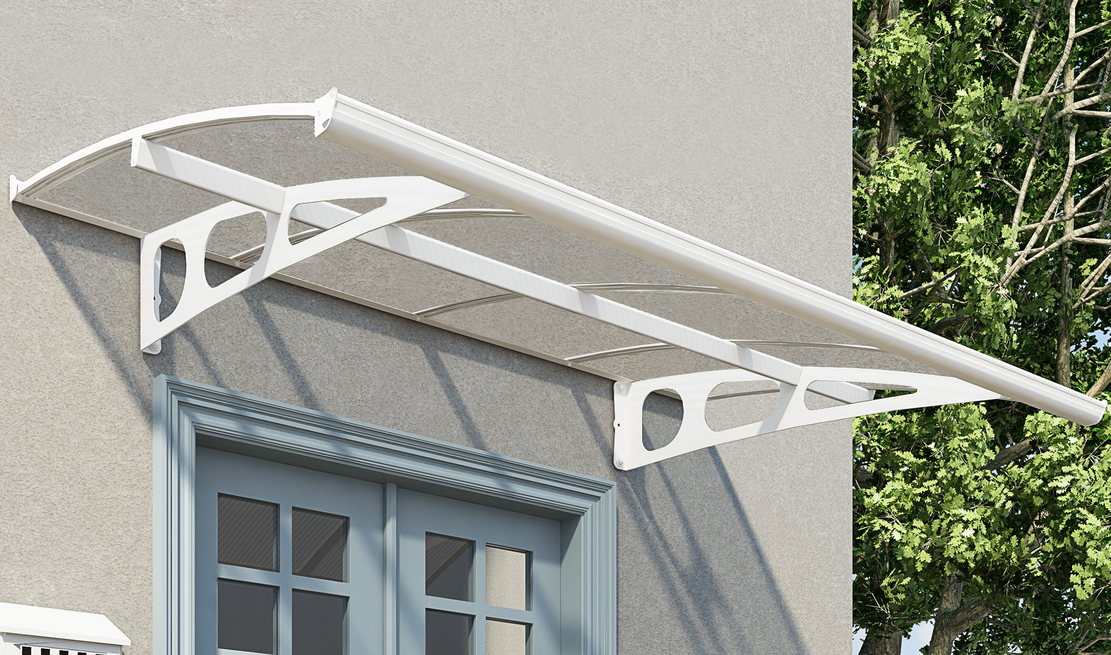 Palram Canopia By Palram 139cm W x 223.5cm D Acrylic White Cover ...