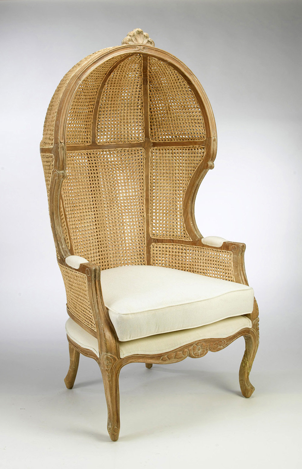 Astoria Grand Bonifant Linen Balloon Chair & Reviews | Wayfair