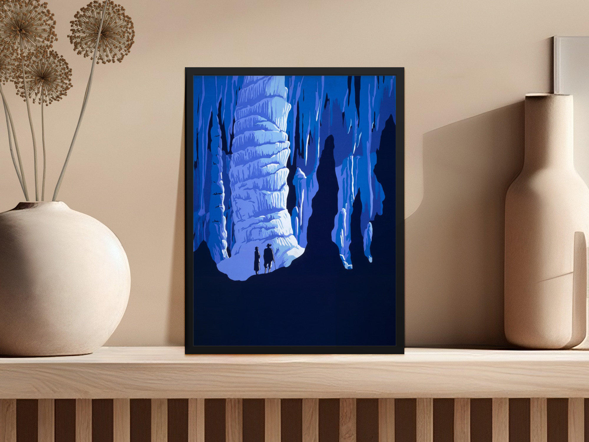 Brayden Studio Into The Cave Adventure Scene Depiction Design Framed ...